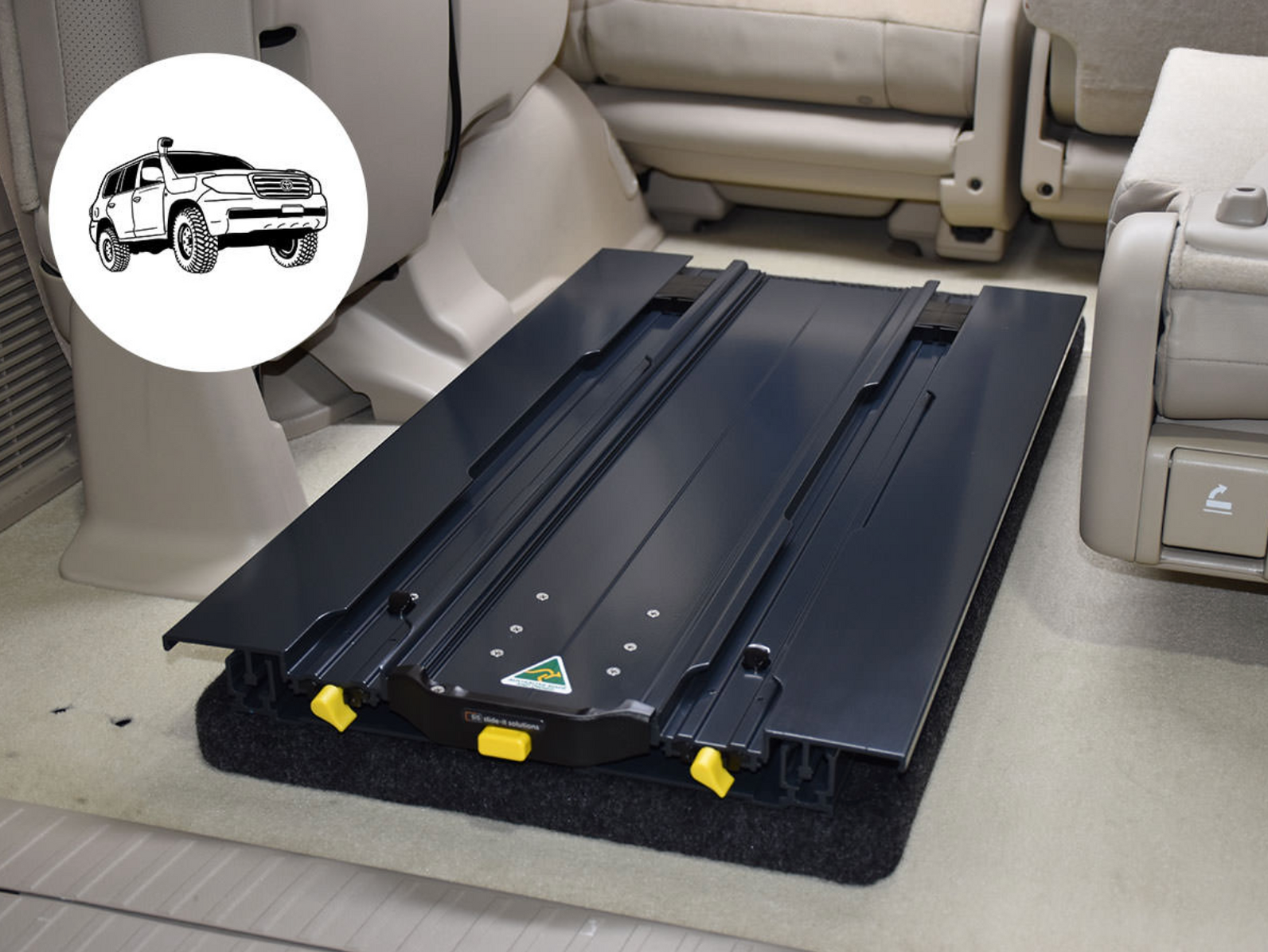 SLIDE-IT SOLUTIONS FRIDGE SLIDE - SLIDE KIT (FITS LANDCRUISER 200 SERI ...